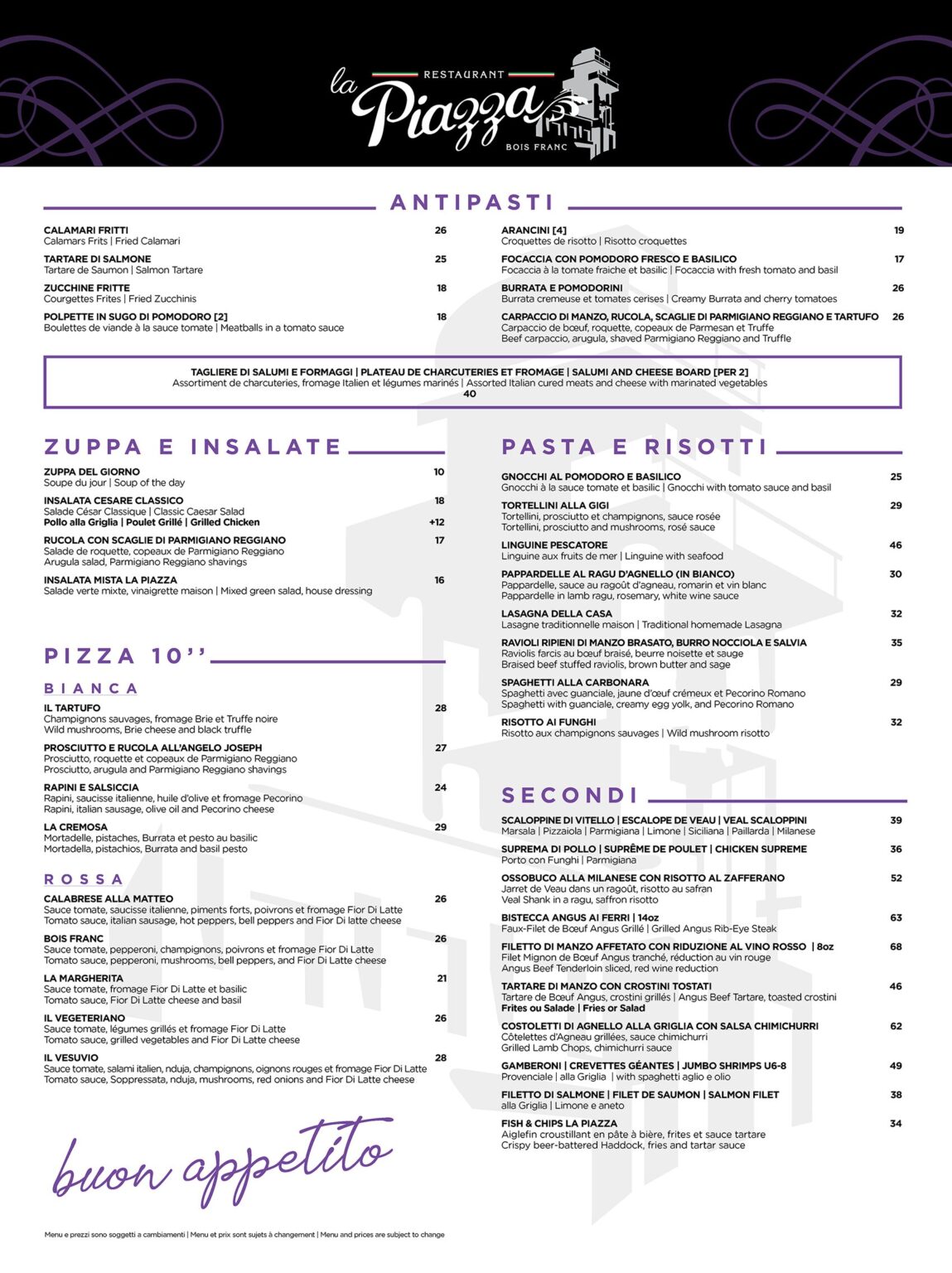 La Piazza - Restaurant La Piazza
